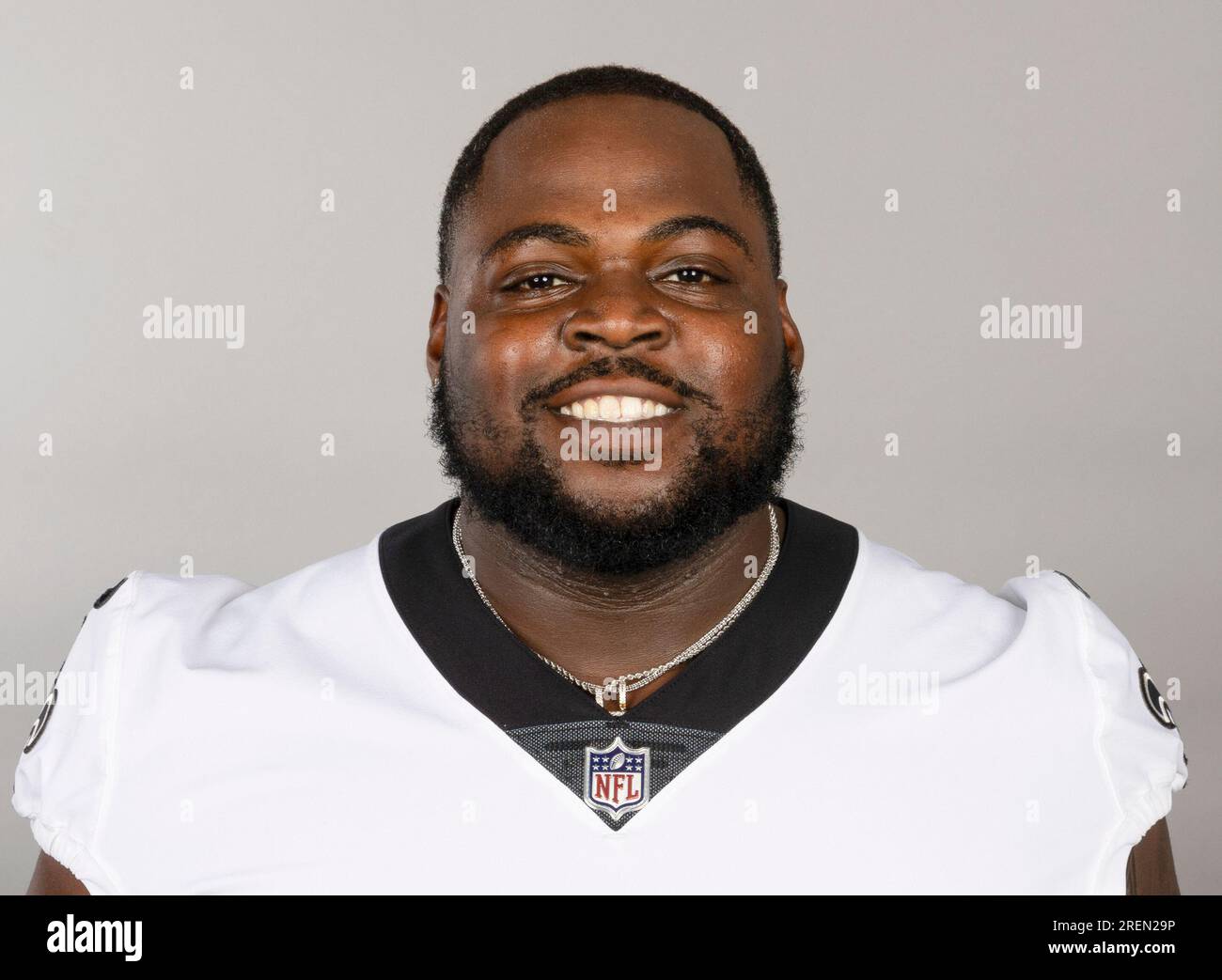 This is a 2023 photo of Khalen Saunders of the New Orleans Saints NFL ...