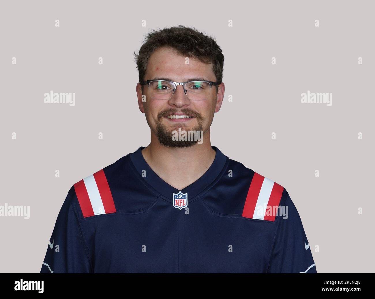 This is a 2023 photo of Bryce Baringer of the New England Patriots NFL ...