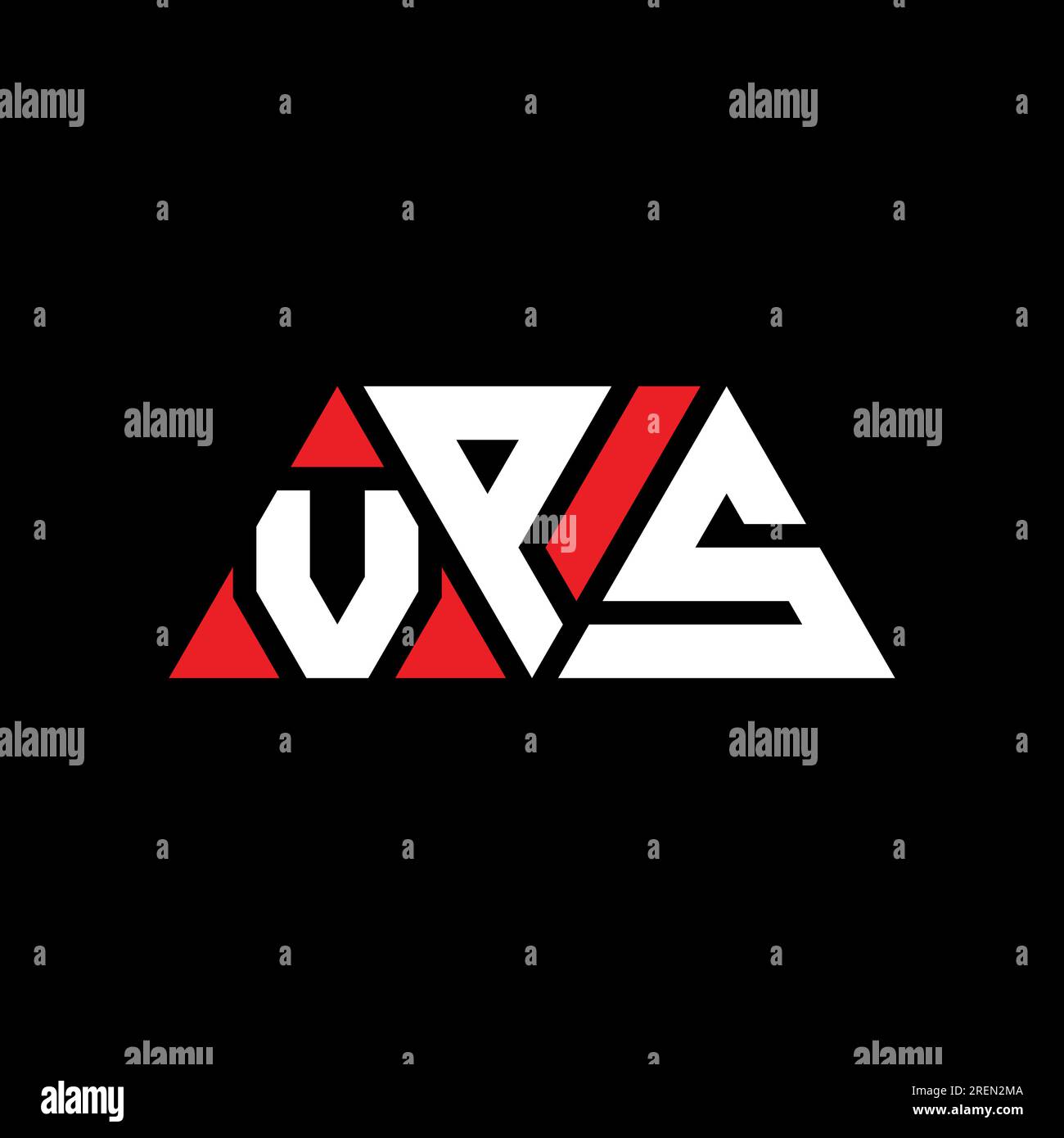 VPS triangle letter logo design with triangle shape. VPS triangle logo ...