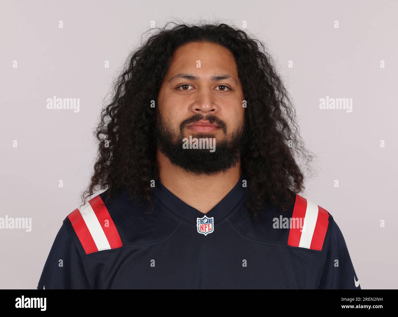 This is a 2023 photo of Justus Tavai of the New England Patriots NFL ...