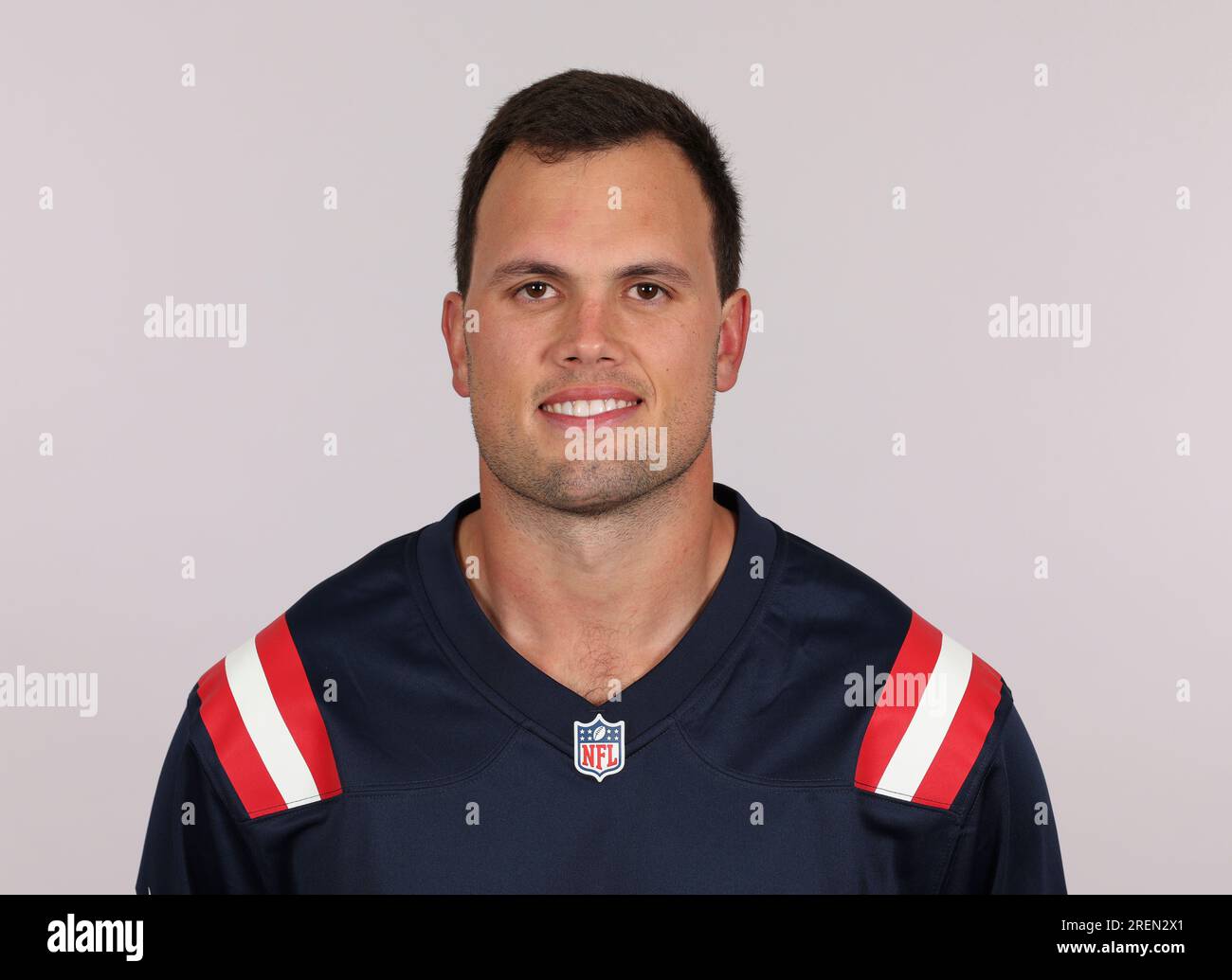 This is a 2023 photo of Hunter Henry of the New England Patriots NFL ...