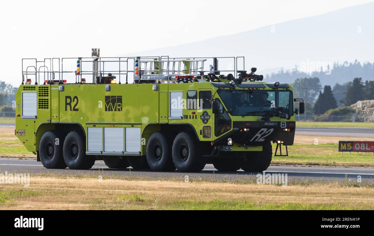 Richmond, British Columbia, Canada. 20th July, 2023. An airport fire ...