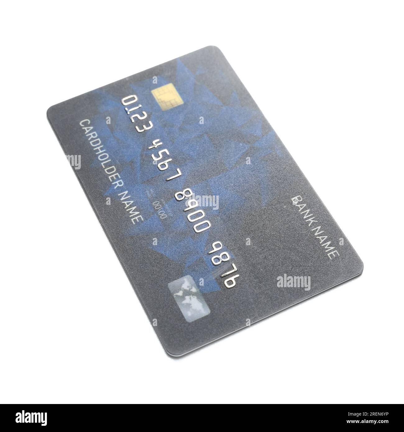 Credit card on white background Stock Photo - Alamy