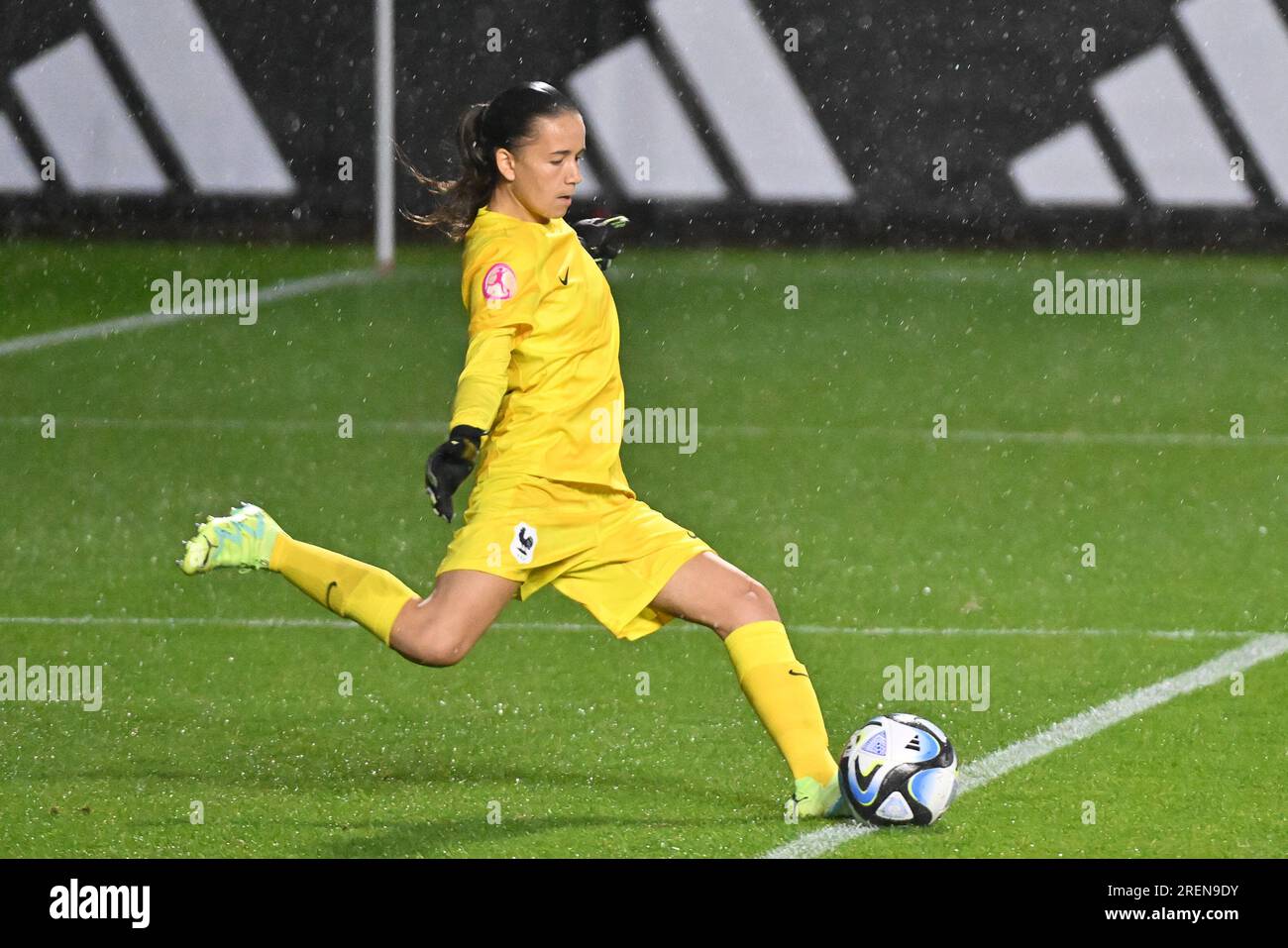 goalkeeper Ines Marques (1) of France pictured during a female soccer ...
