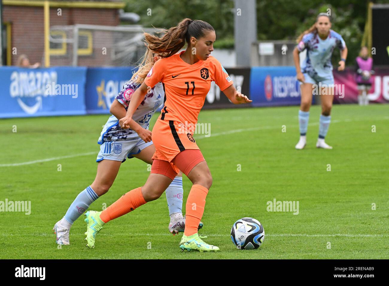 Tubize, Belgium. 27th July, 2023. Ziva Henry (11) of The Netherlands pictured during a female ...