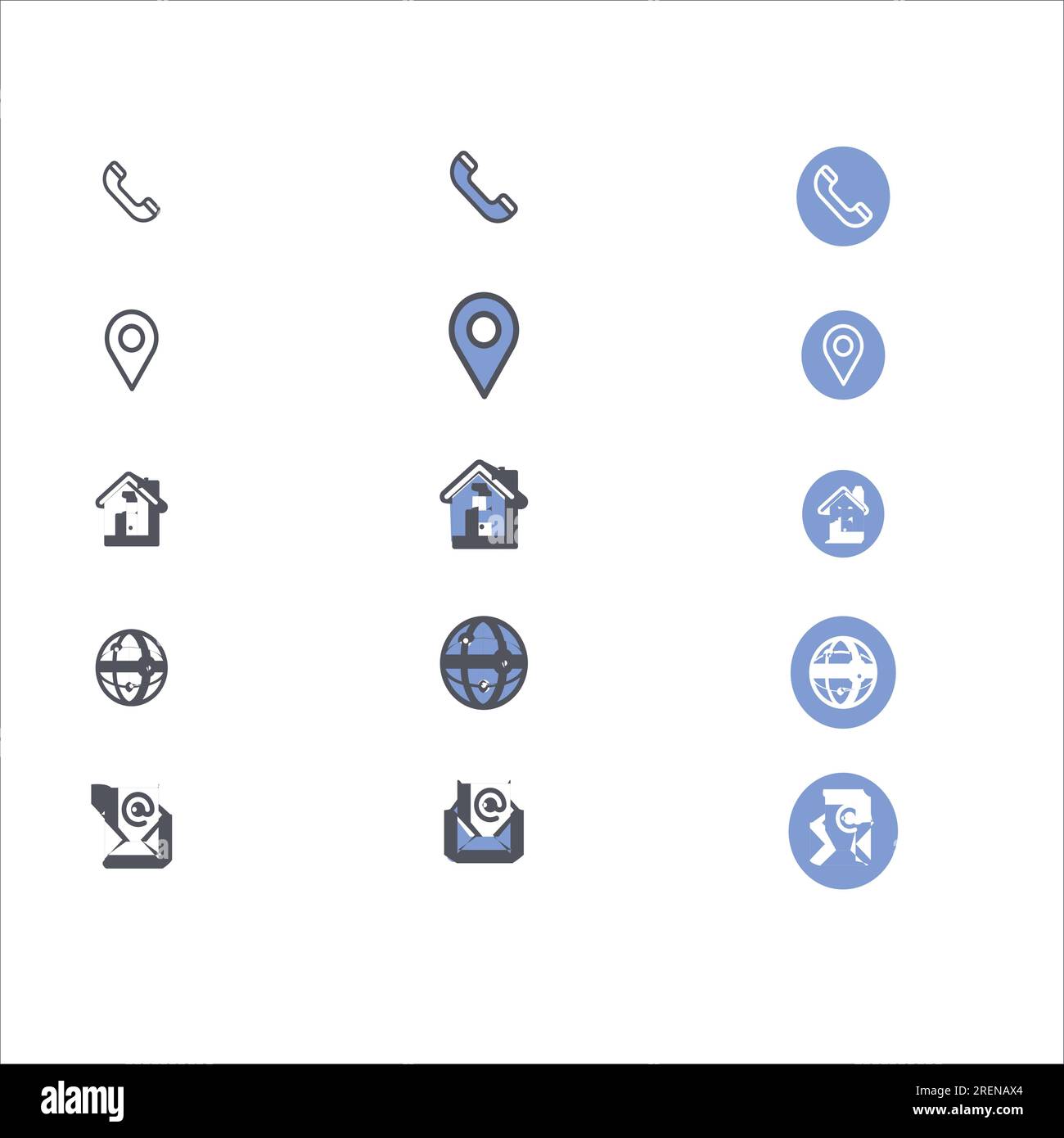 Icons Creator / Icon Mockup 15 icon Stock Vector Image & Art - Alamy