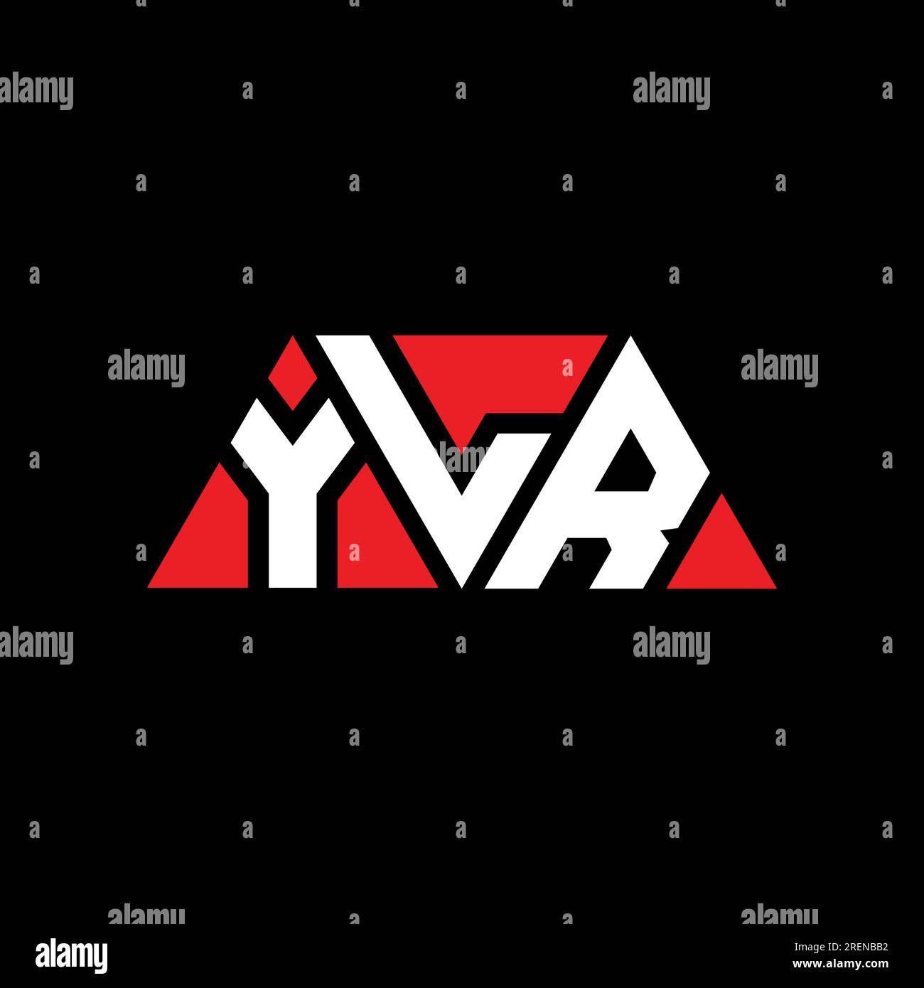 YLR triangle letter logo design with triangle shape. YLR triangle logo ...