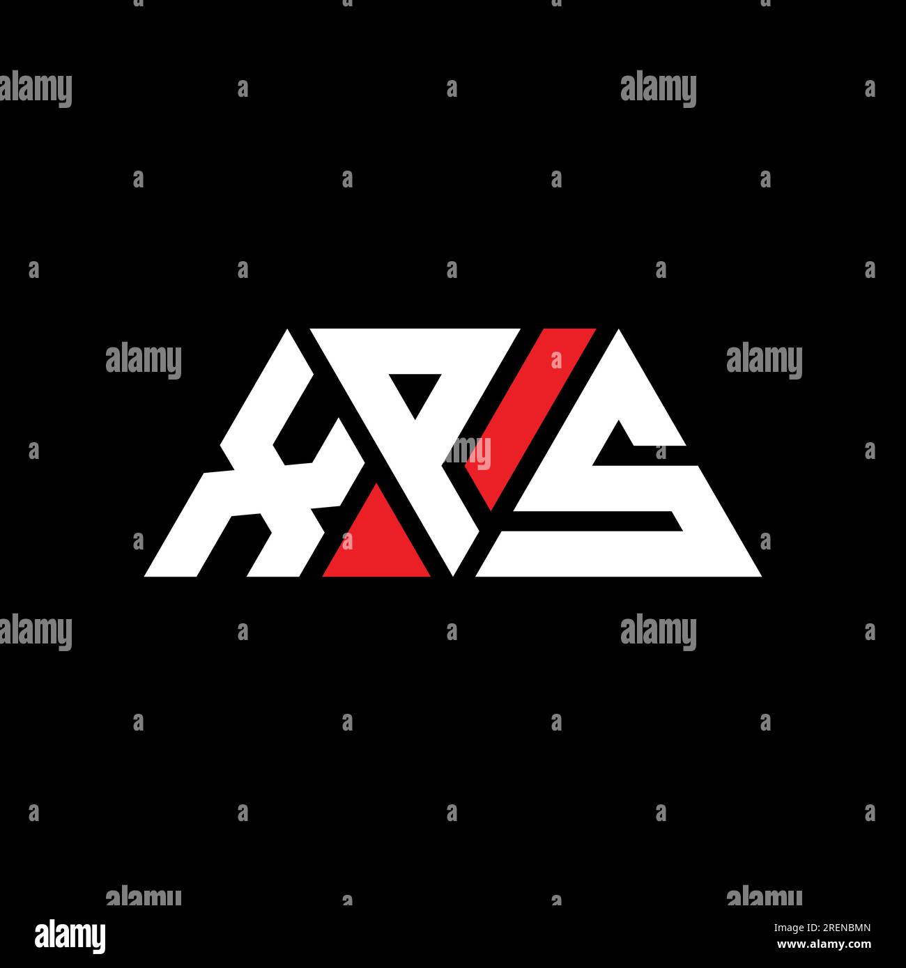 XPS triangle letter logo design with triangle shape. XPS triangle logo ...
