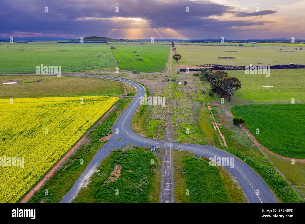 Railway crossings hi-res stock photography and images - Alamy