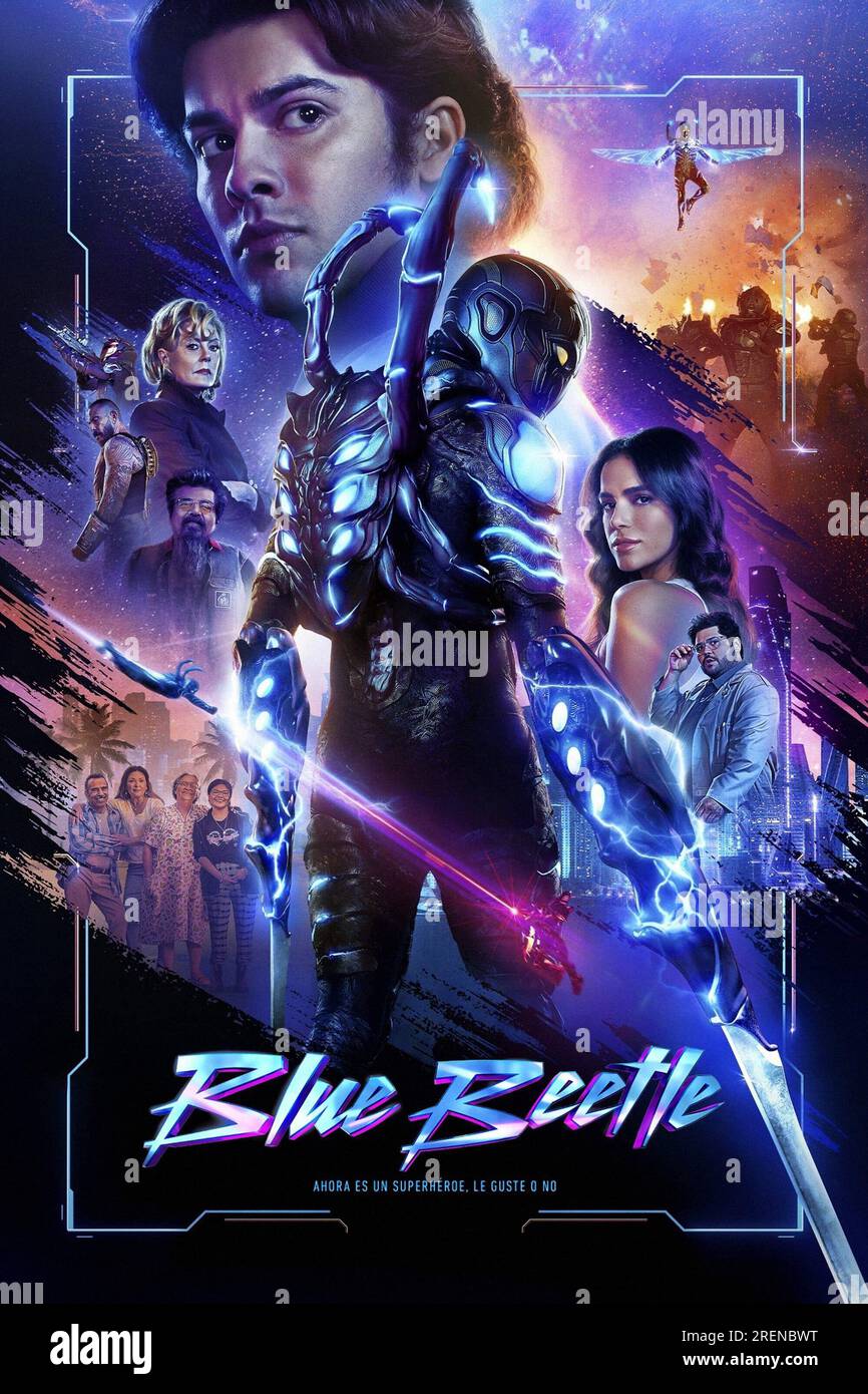 Blue beetle poster hi-res stock photography and images - Alamy