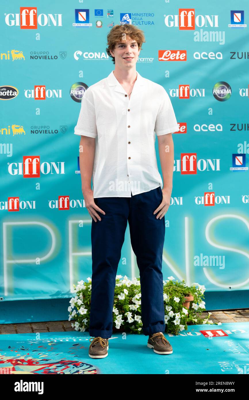 Giffoni Valle Piana, Salerno, Italy. 28th July, 2023. Italian actor ...