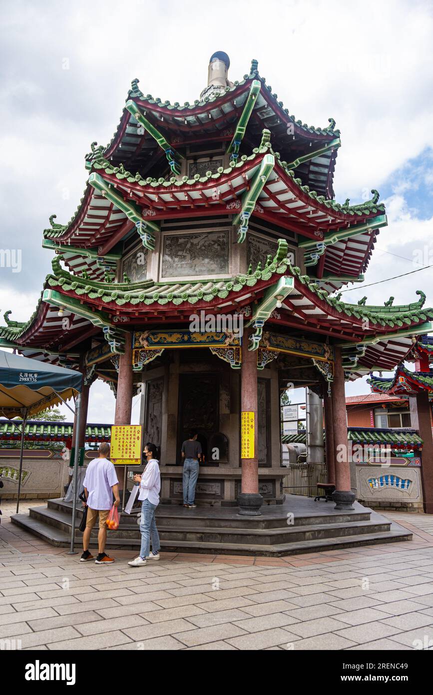 Puli, Taiwan - May 26, 2023: Inside the Baohu Temple of Dimu ...