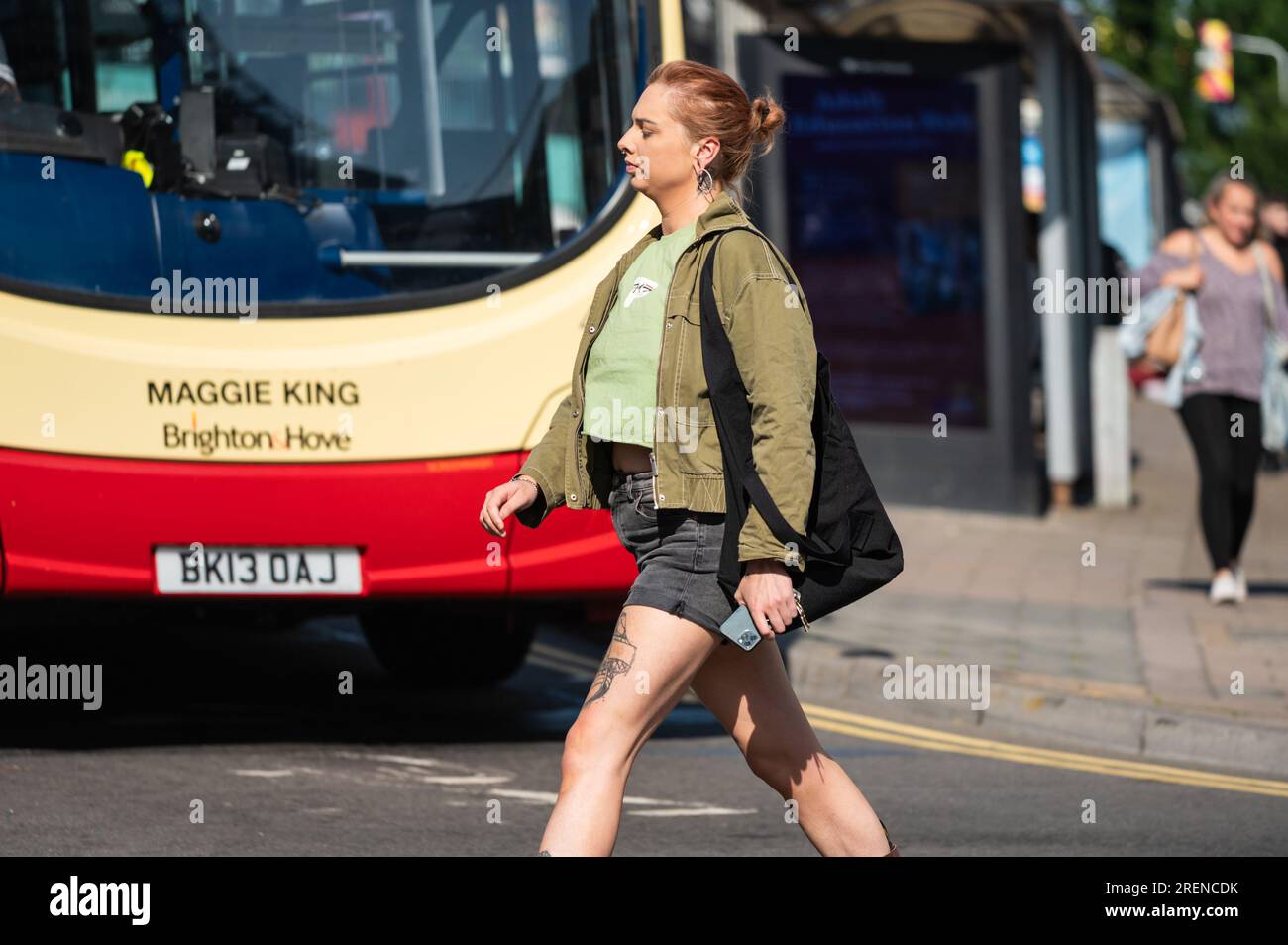 Front of bus hi-res stock photography and images - Alamy