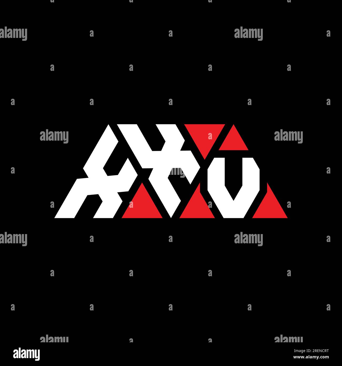 Xxv Triangle Letter Logo Design With Triangle Shape Xxv Triangle Logo Design Monogram Xxv