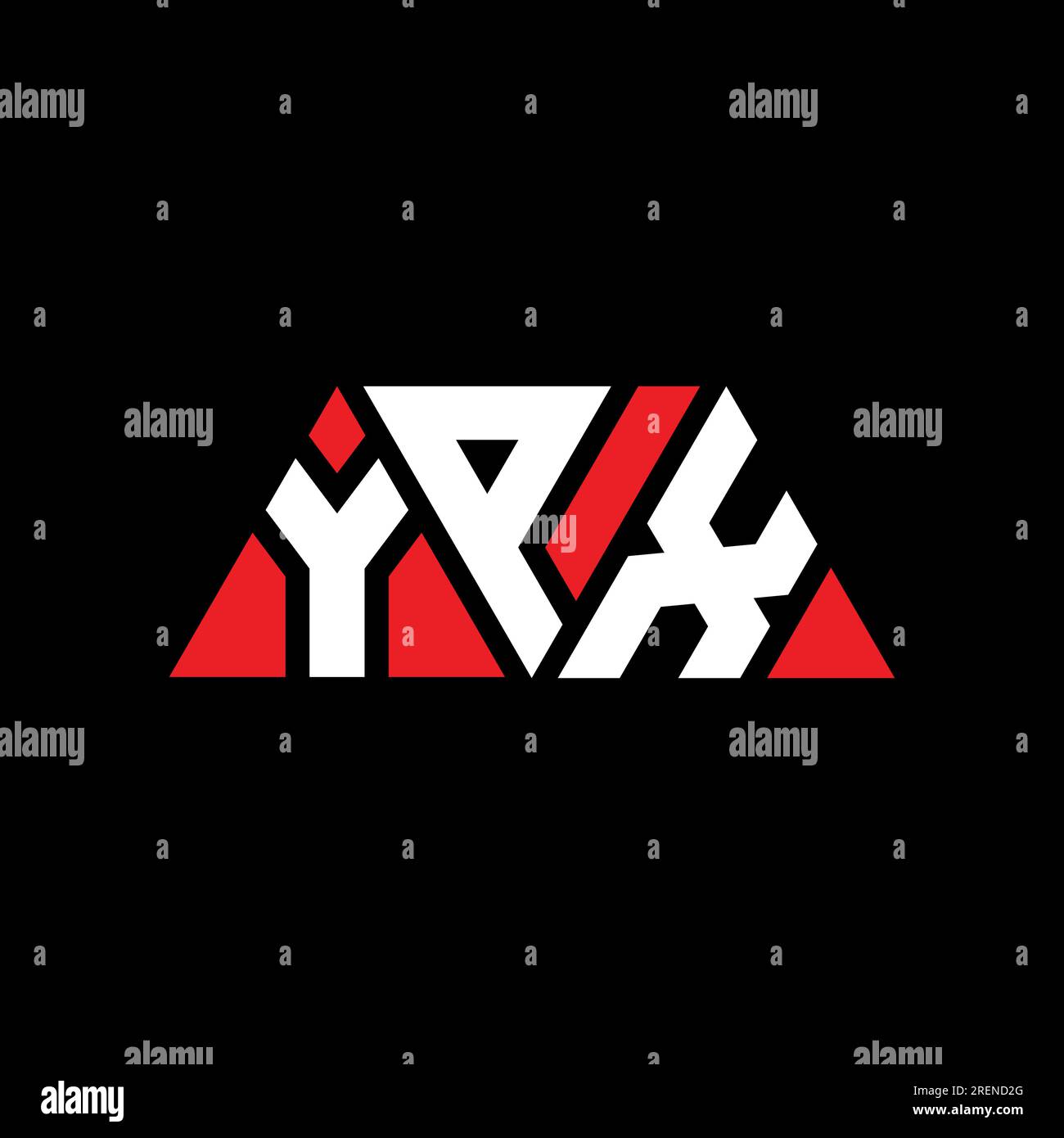 YPX triangle letter logo design with triangle shape. YPX triangle logo ...