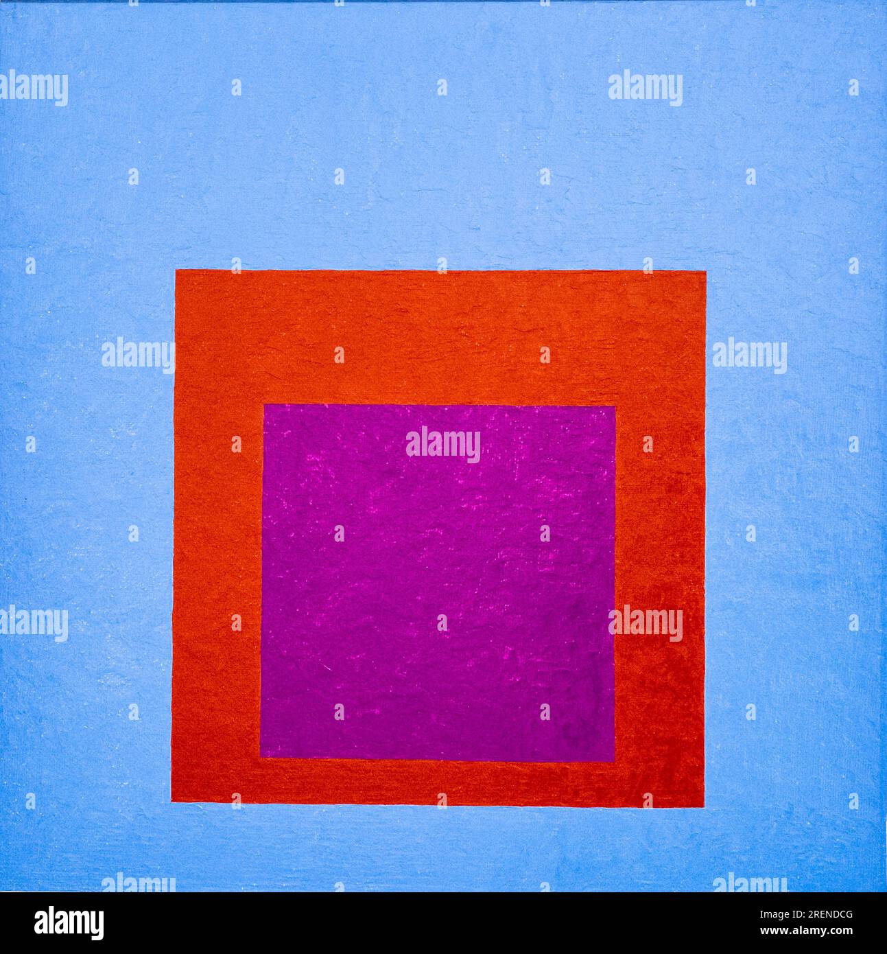 Color Study for Homage to the Square, 1976, ,oil on masonite , Josef ...