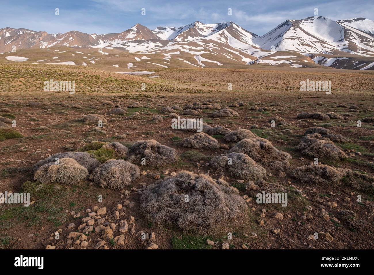 MGoun range from Tarkeddit plain, Atlas mountain range, morocco, africa ...