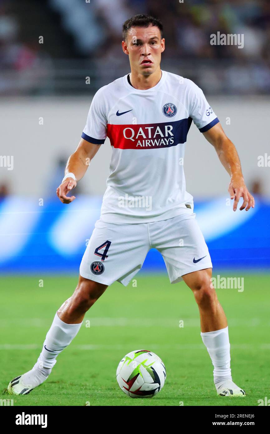 Osaka, Japan. 28th July, 2023. Manuel Ugarte (PSG) Football/Soccer ...