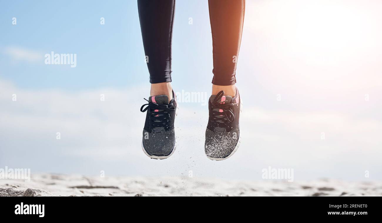 Feet jump hi-res stock photography and images - Alamy