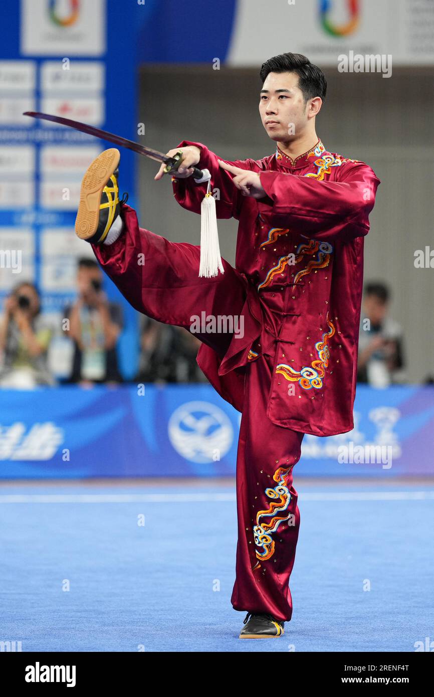 Chengbei Gymnasium, Chengdu, China. 29th July, 2023. Tohma Ebina (JPN ...