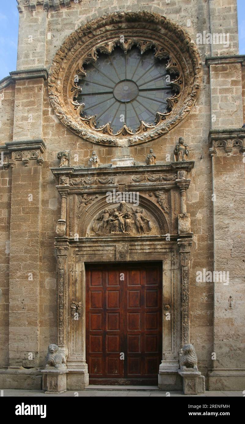 Italy Apulia Manduria Chiesa Madre (Mother Church Stock Photo - Alamy