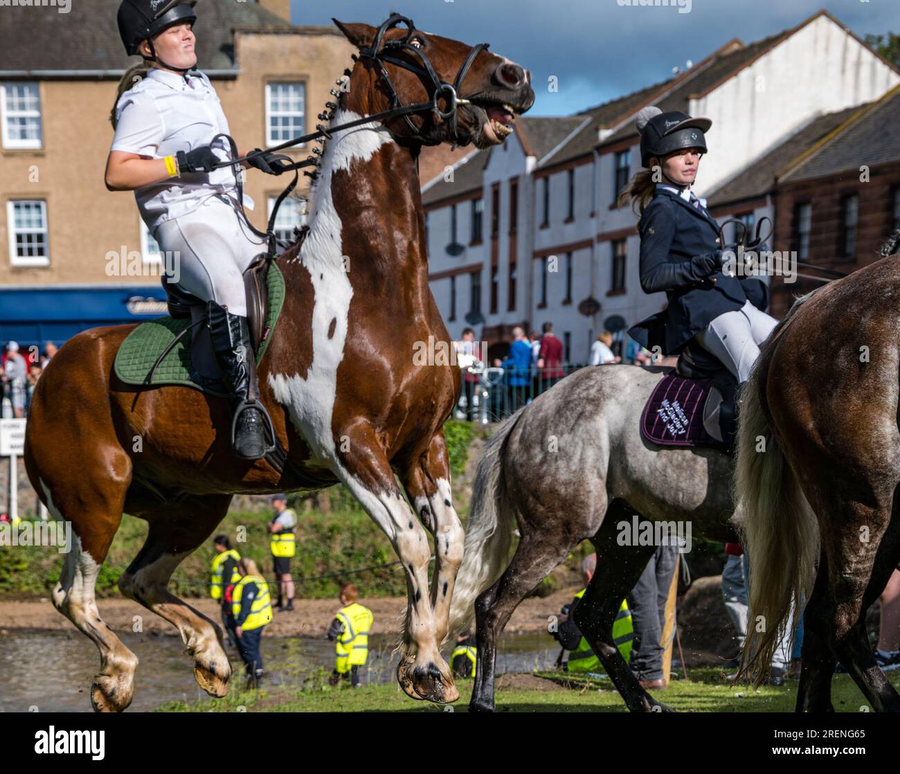 Musselburgh, East Lothian, Scotland, UK, 29th July 2023.. Musselburgh ...