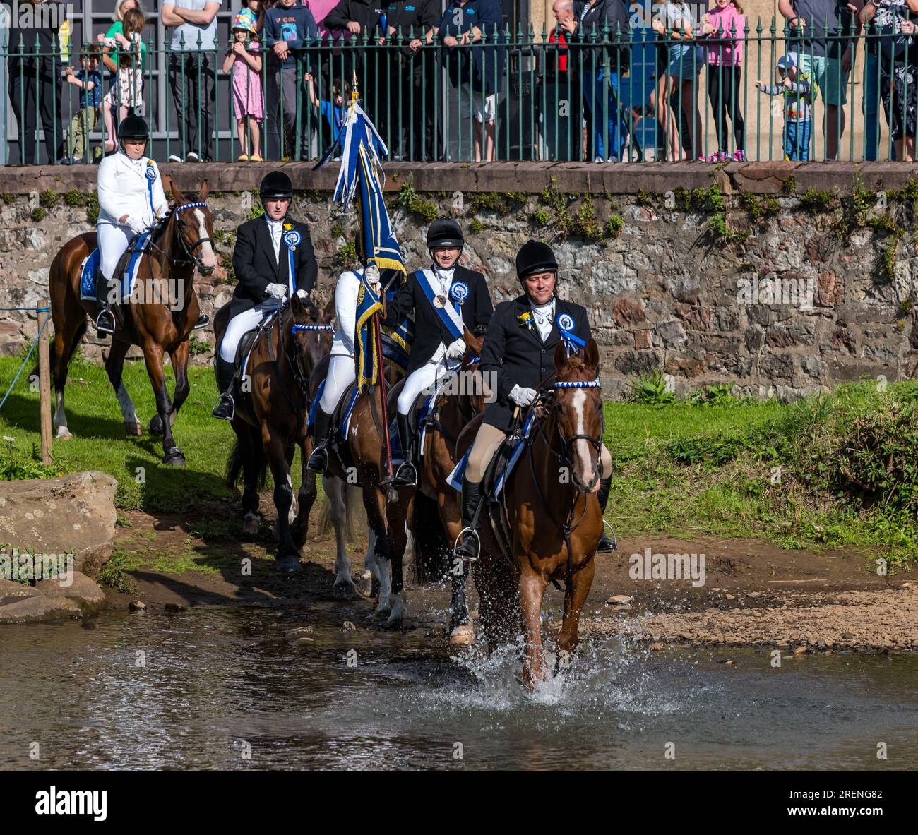 Musselburgh, East Lothian, Scotland, UK, 29th July 2023.. Musselburgh ...