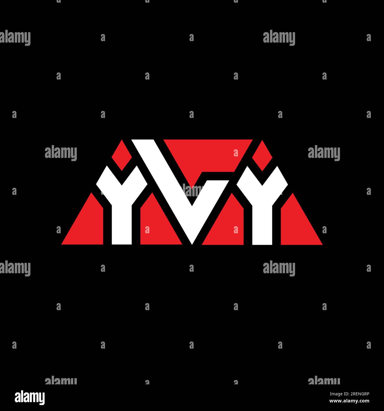 YLY triangle letter logo design with triangle shape. YLY triangle logo ...
