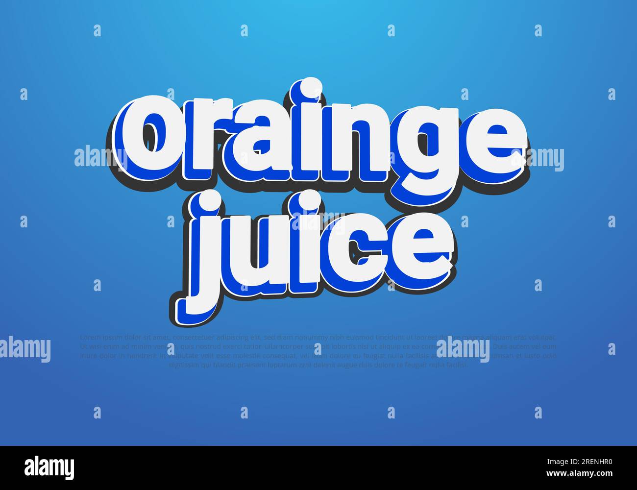 Crunchy text effect template with 3d bold style use for logo Pro Vector ...