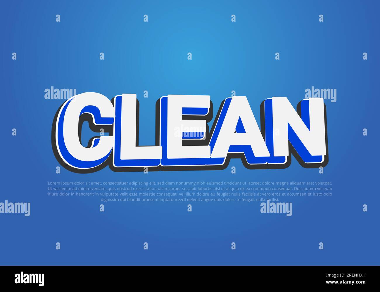 Crunchy text effect template with 3d bold style use for logo Pro Vector ...