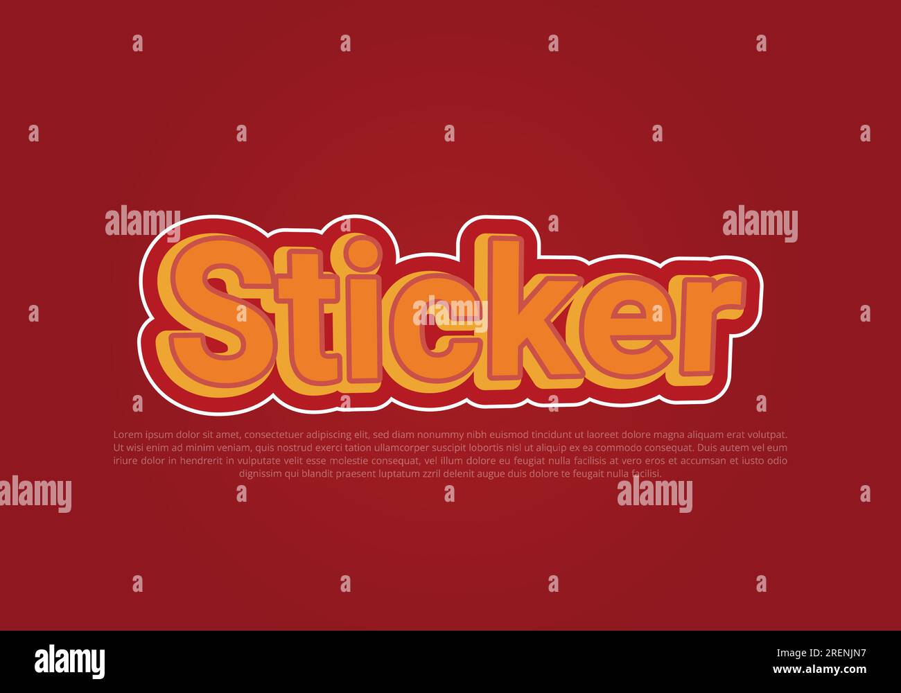 Crunchy text effect template with 3d bold style use for logo Pro Vector ...