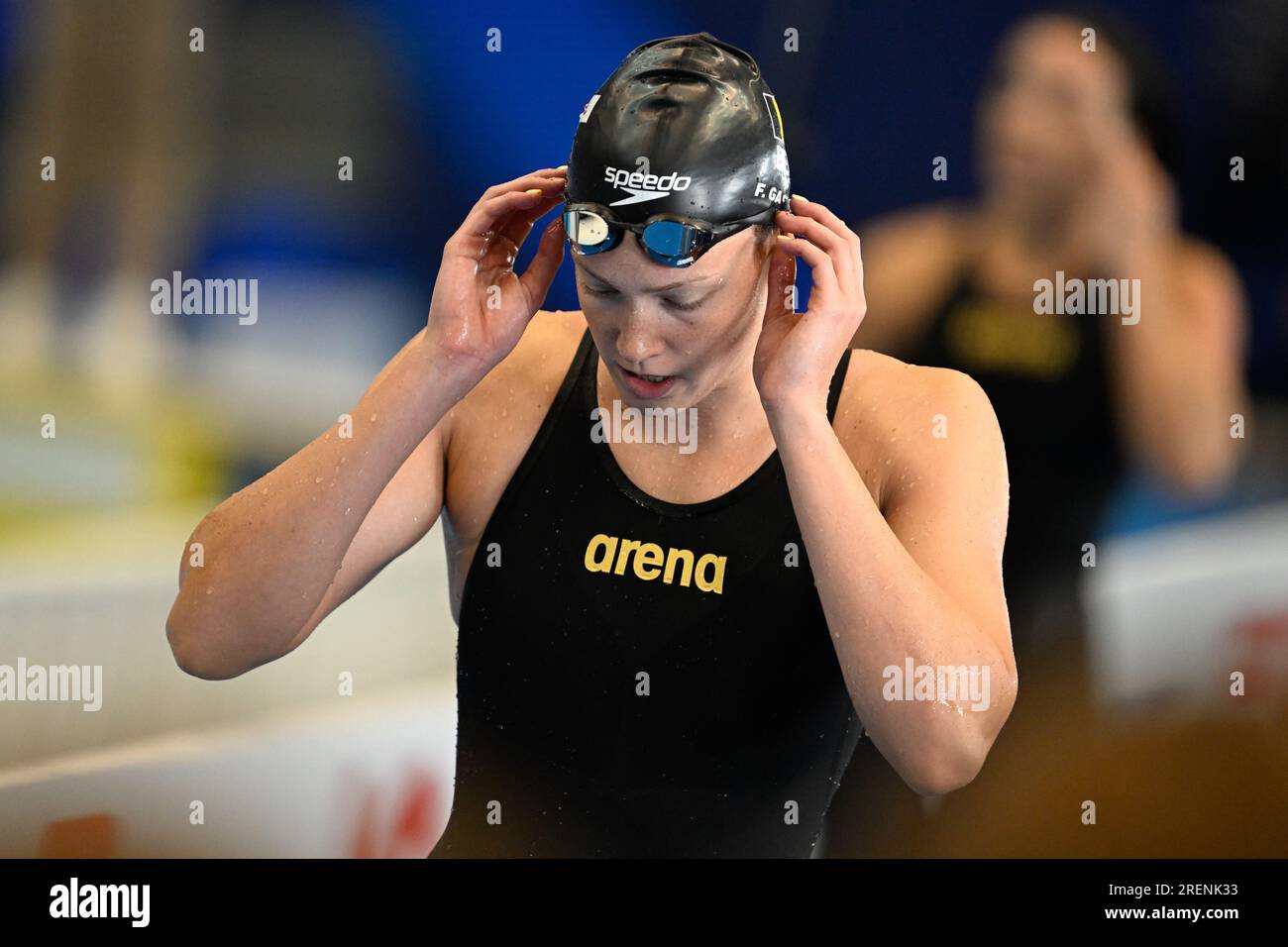 Fukuoka, Japan. 29th July, 2023. Belgian Florine Gaspard pictured during the women's 50m ...