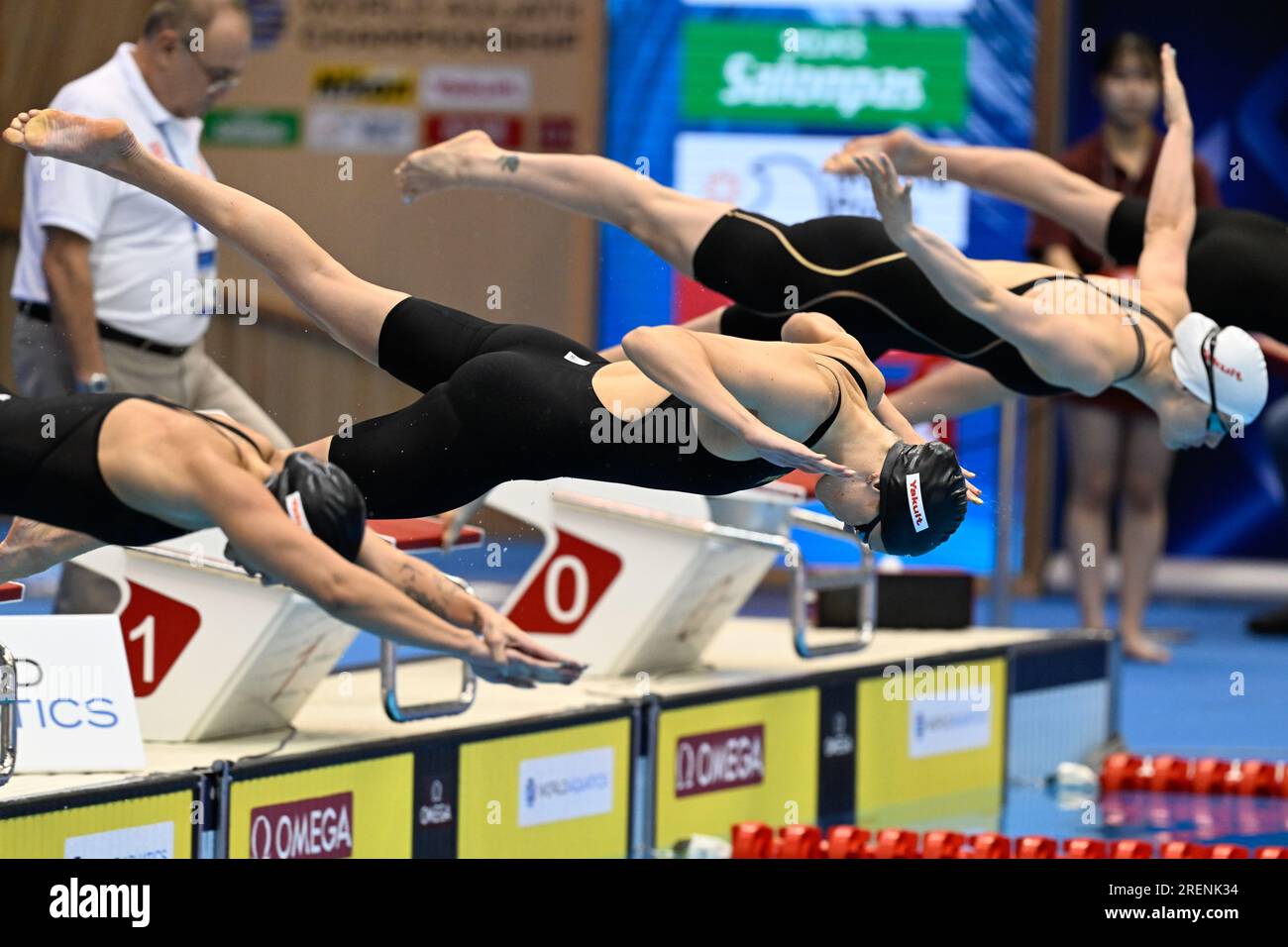 Fukuoka, Japan. 29th July, 2023. Belgian Florine Gaspard pictured during the women's 50m ...