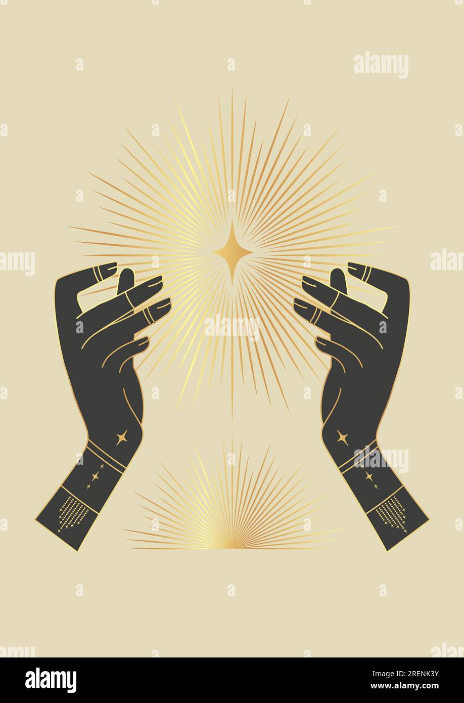 Star in hand hi-res stock photography and images - Alamy
