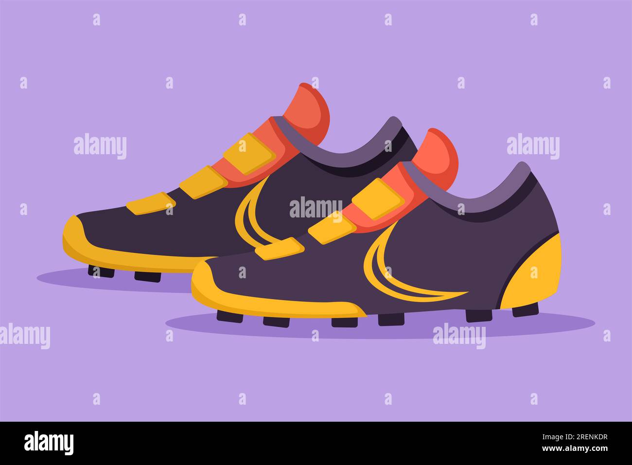 Cartoon football boots hi-res stock photography and images - Alamy