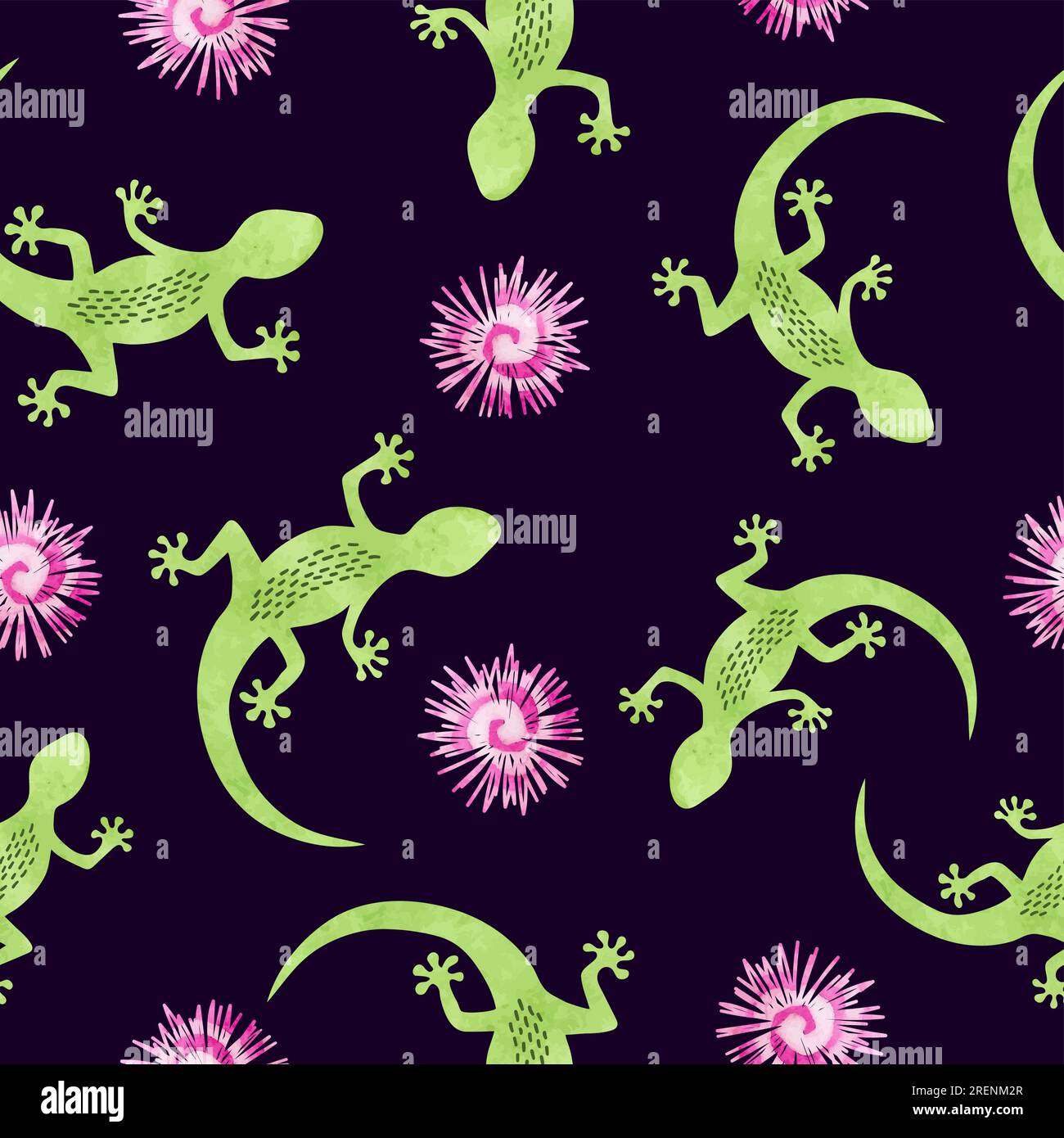 Purple lizard Stock Vector Images - Alamy