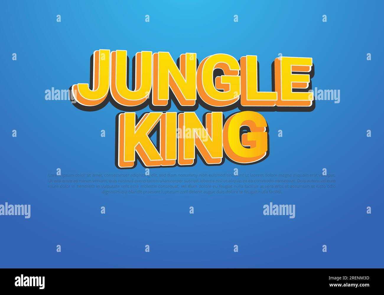 Crunchy text effect template with 3d bold style use for logo Pro Vector ...