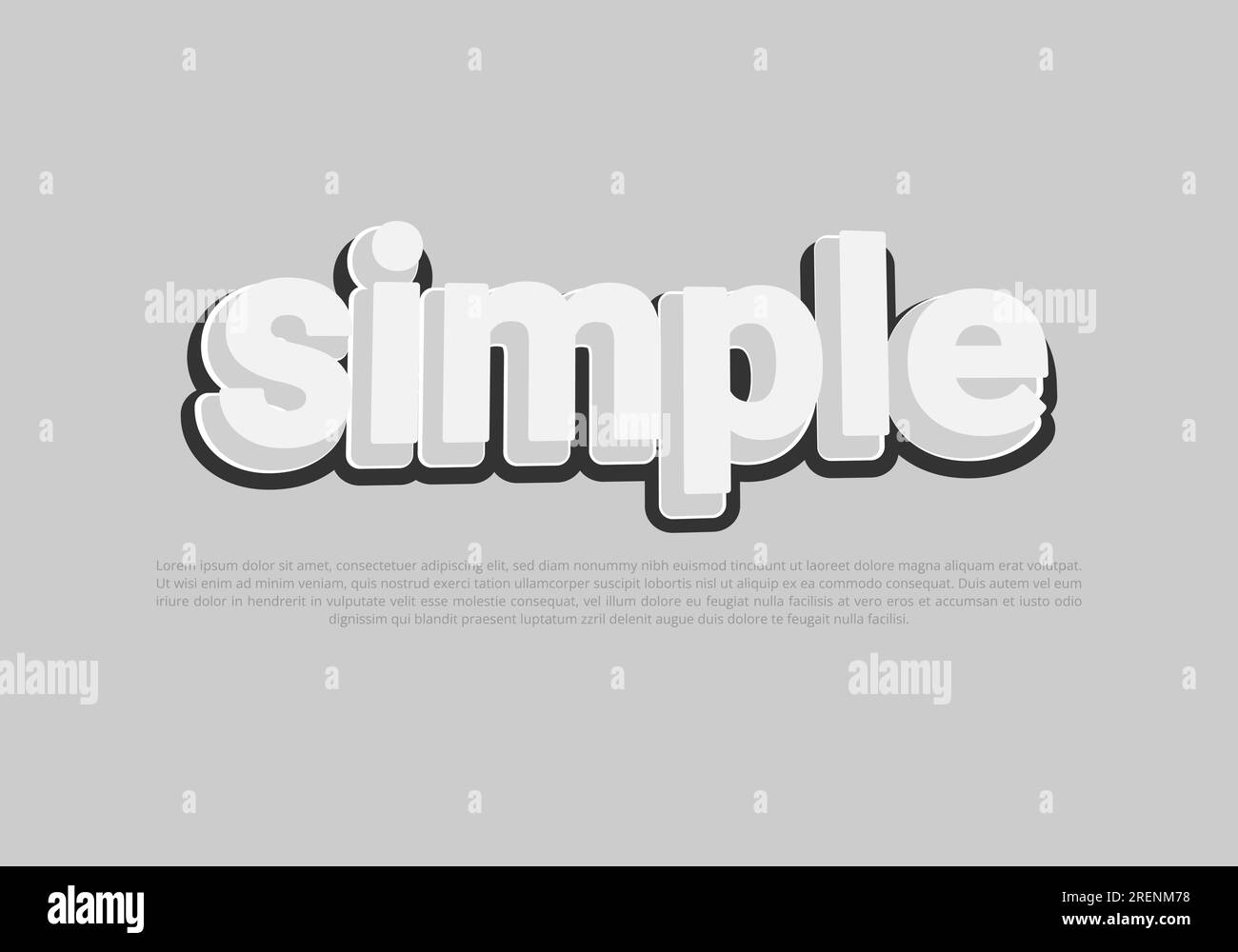 Crunchy text effect template with 3d bold style use for logo Pro Vector ...