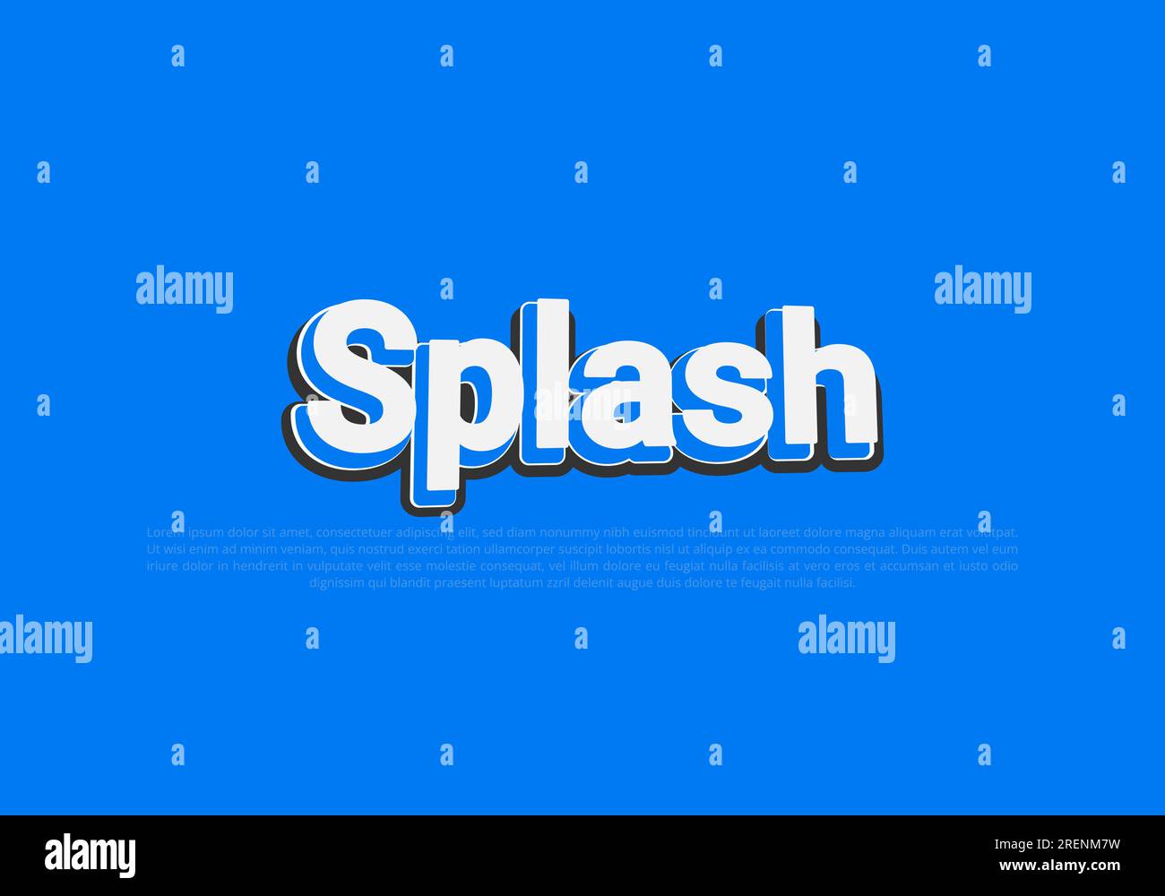 Crunchy text effect template with 3d bold style use for logo Pro Vector ...