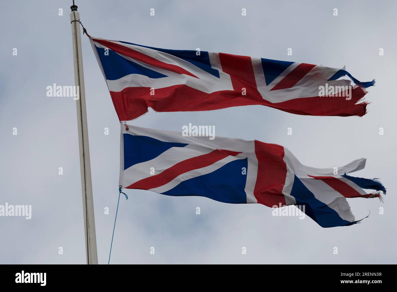 Torn union jack flag hi-res stock photography and images - Alamy