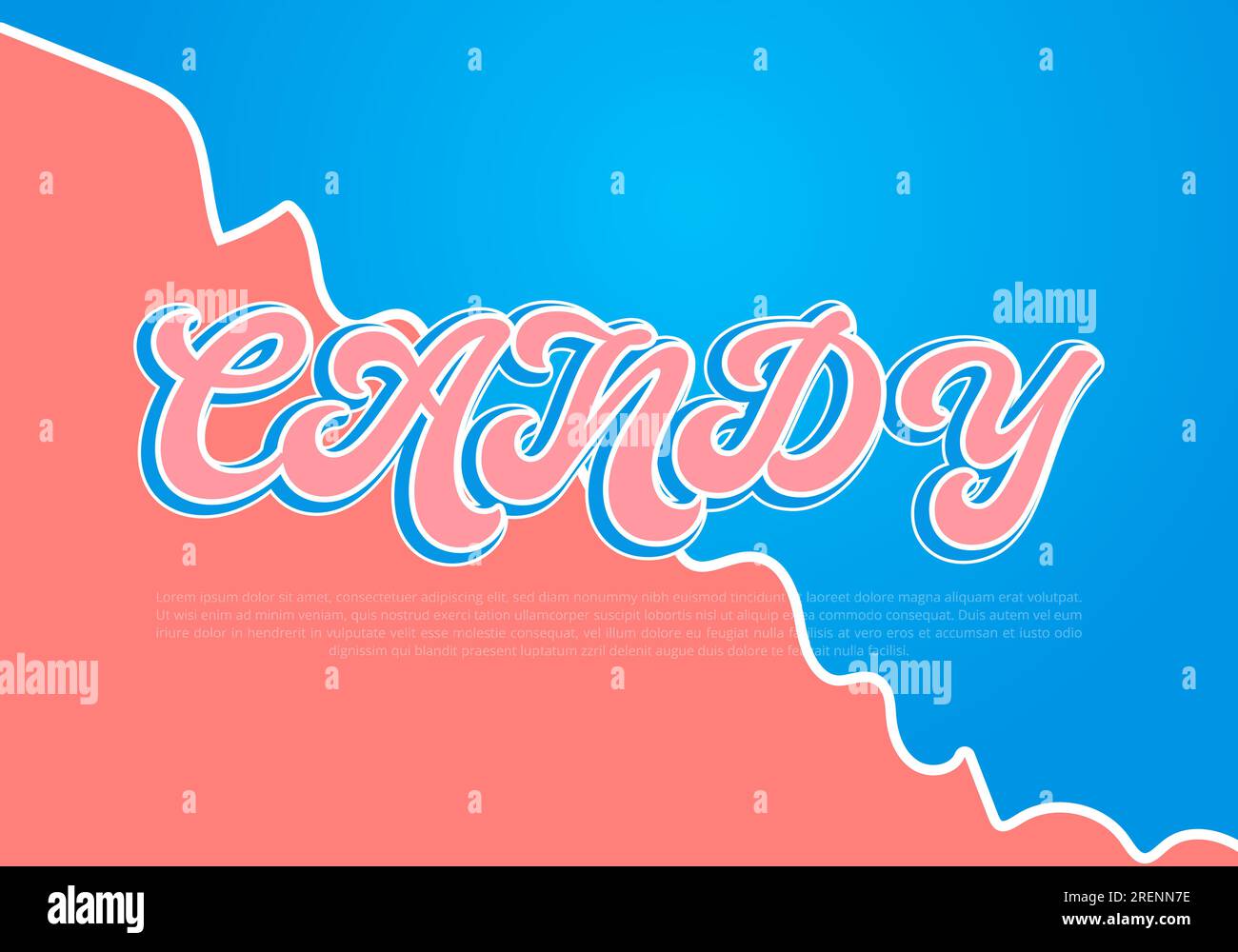 Crunchy text effect template with 3d bold style use for logo Pro Vector ...