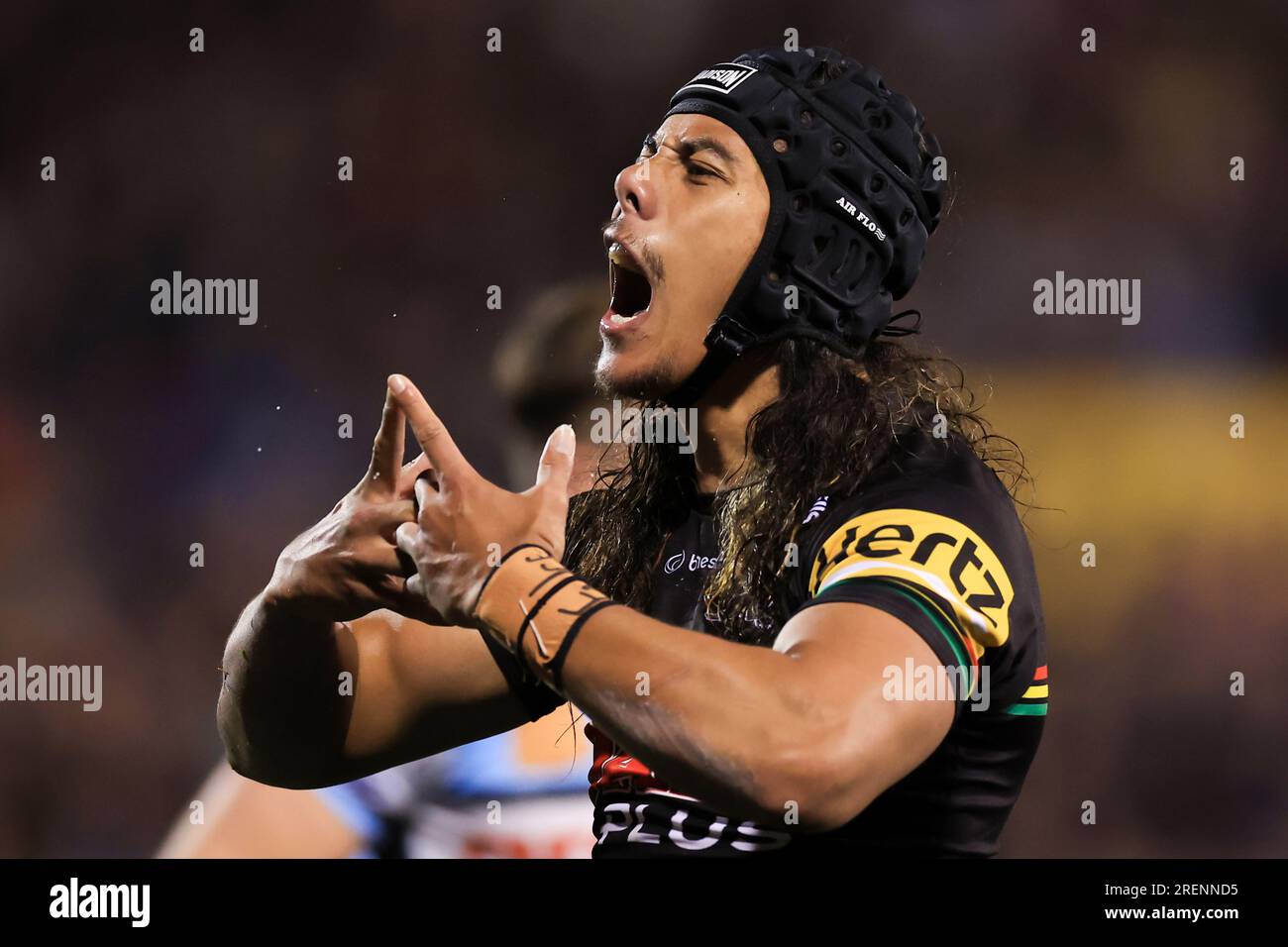 Sydney, Australia. 29th July, 2023. Jarome Luai of the Panthers ...