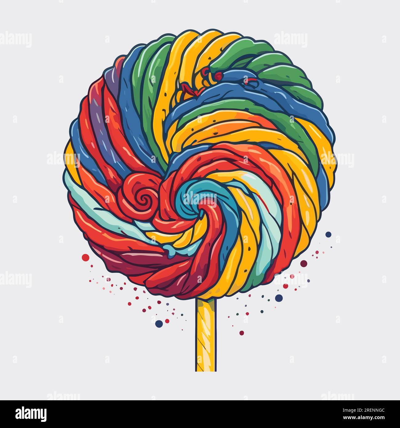 Lollipop vector vectors hi-res stock photography and images - Alamy