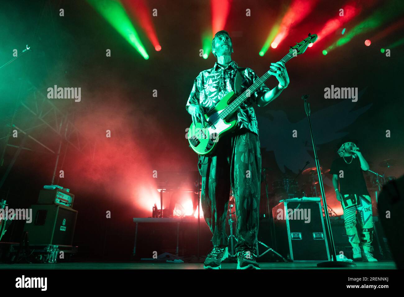 Fredrikstad, Norway. 28th, July 2023. The Swedish ska band Hoffmaestro ...