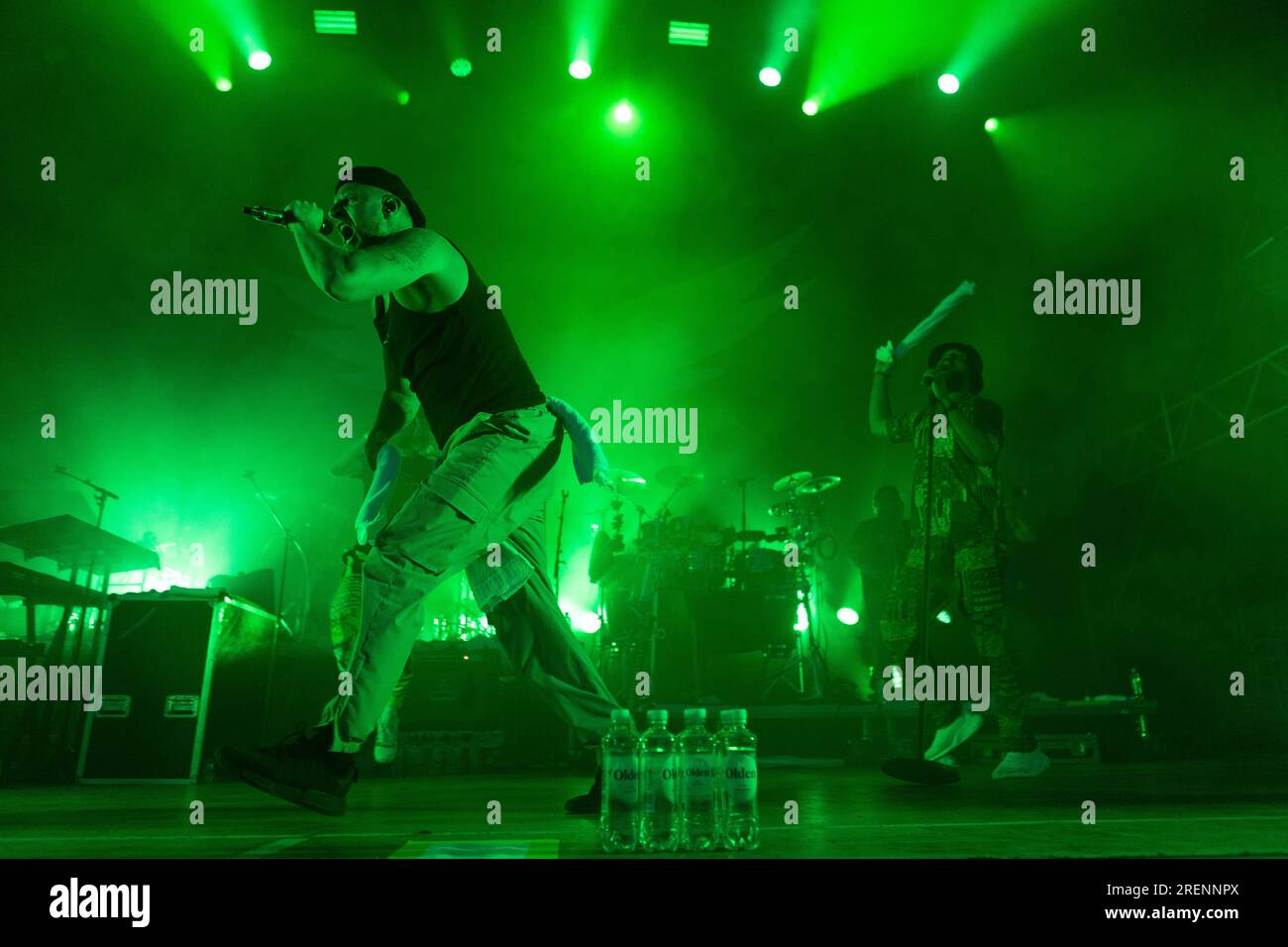 Fredrikstad, Norway. 28th, July 2023. The Swedish ska band Hoffmaestro ...