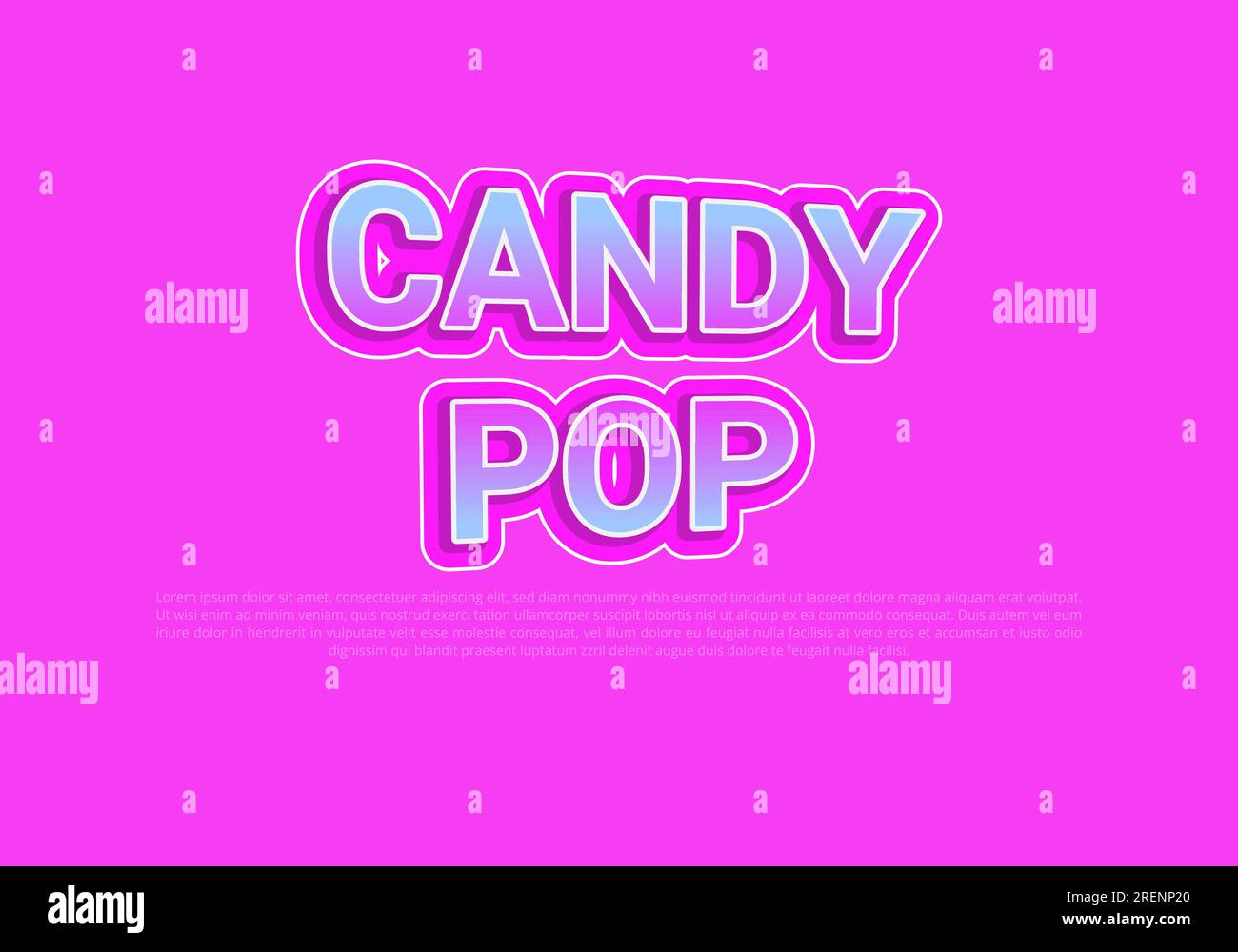 Crunchy text effect template with 3d bold style use for logo Pro Vector ...