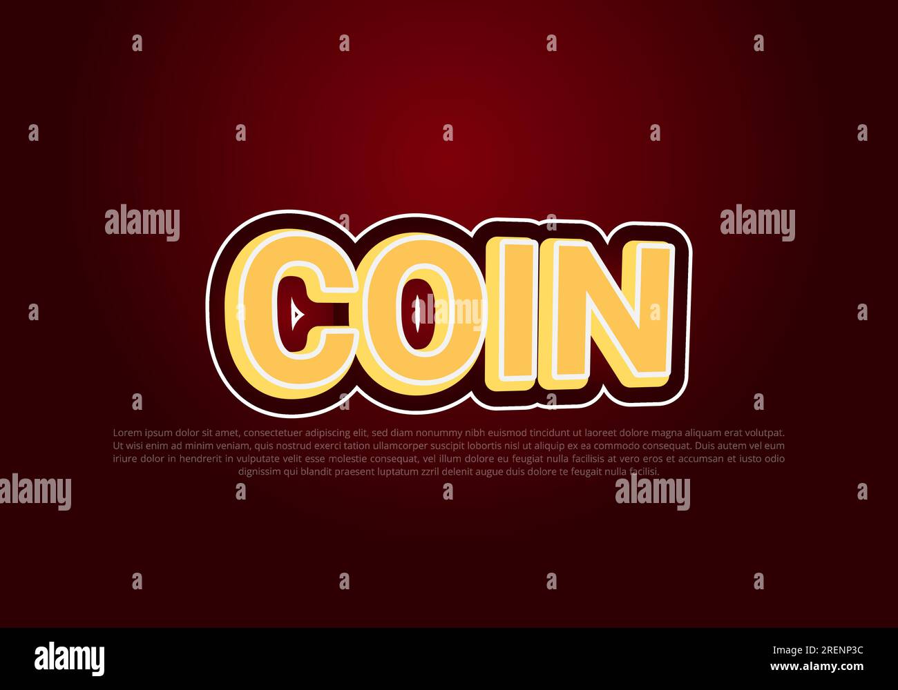 Crunchy text effect template with 3d bold style use for logo Pro Vector ...