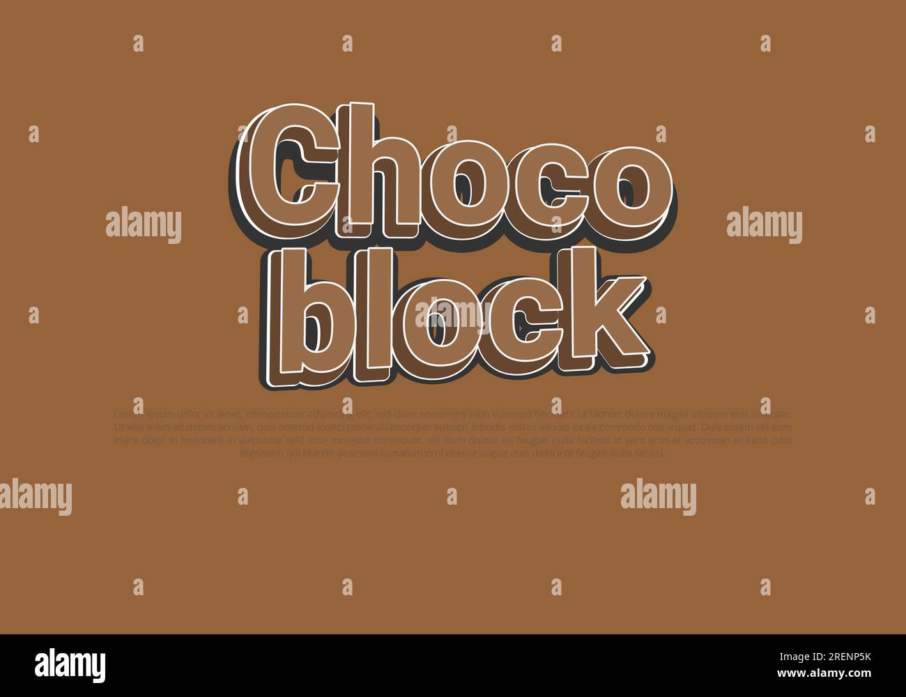 Crunchy text effect template with 3d bold style use for logo Pro Vector ...