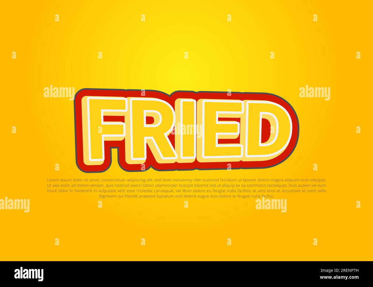 Crunchy text effect template with 3d bold style use for logo Pro Vector ...