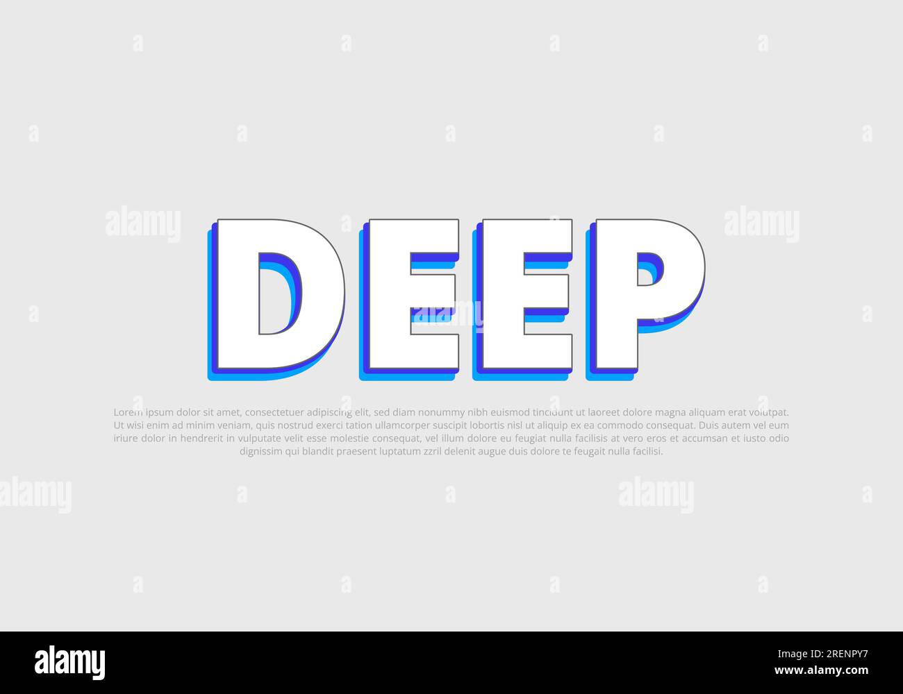 Crunchy text effect template with 3d bold style use for logo Pro Vector ...